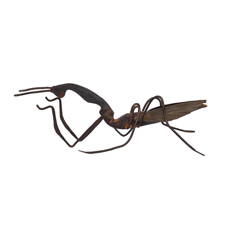 Rare Set of 9 Different Japanese Insects Made of Copper, Brass and Wood ...