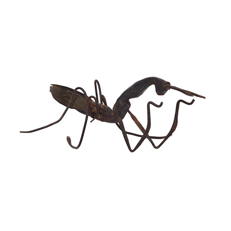 Rare Set of 9 Different Japanese Insects Made of Copper, Brass and Wood ...