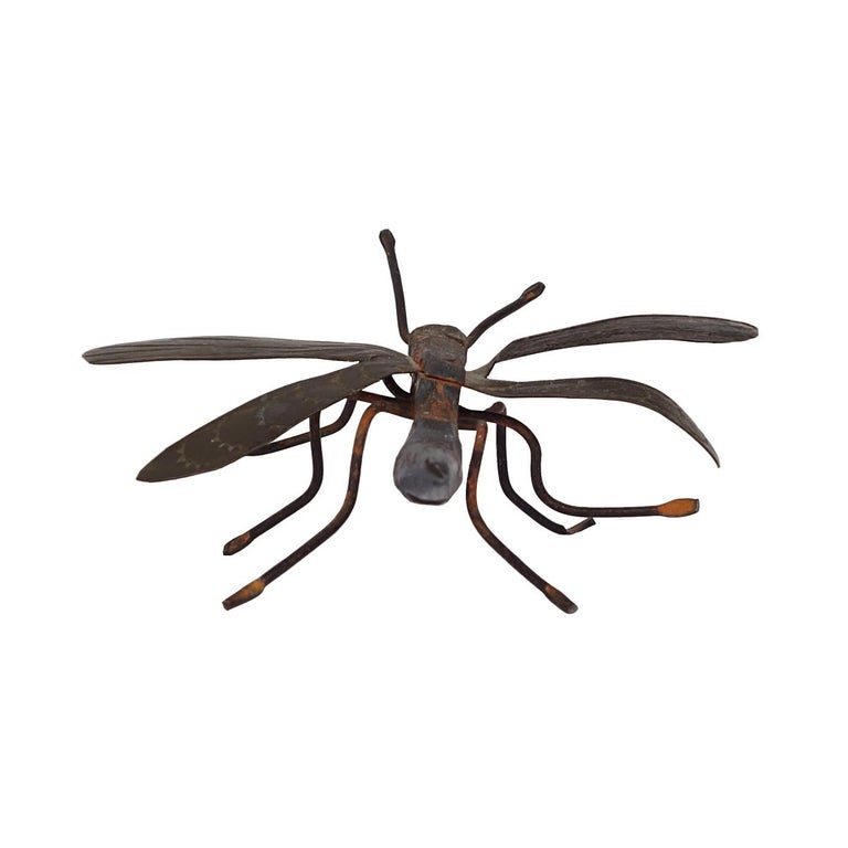 Rare Set of 9 Different Japanese Insects Made of Copper, Brass and Wood ...