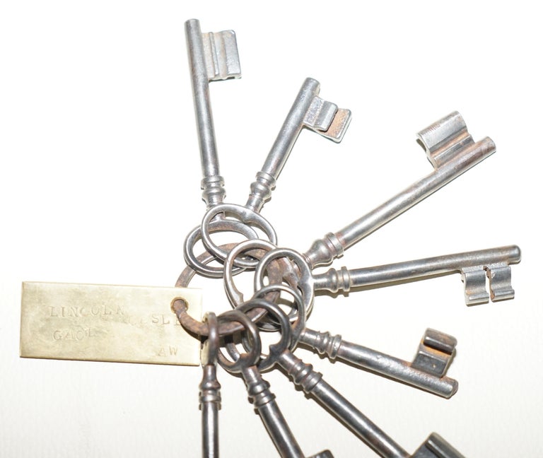 Rare Set of Original Antique Victorian Lincoln Castle Prison Keys ...