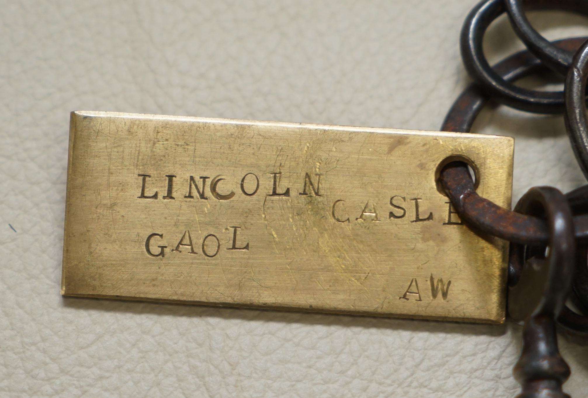 Rare Set of Original Antique Victorian Lincoln Castle Prison Keys ...