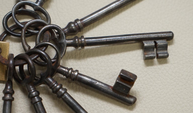 Rare Set of Original Antique Victorian Lincoln Castle Prison Keys ...
