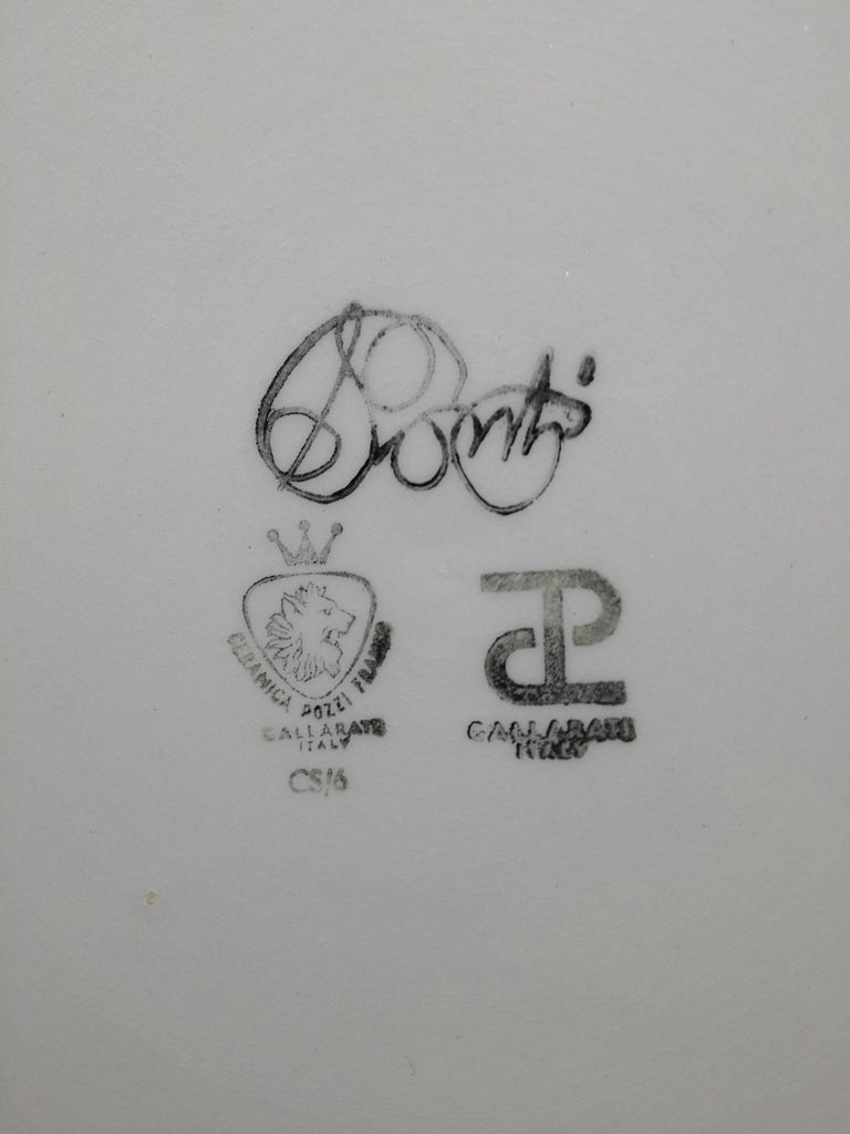 Rare Set of Ten Gio Ponti for Ceramica Franco Pozzi Plates at 1stDibs ...