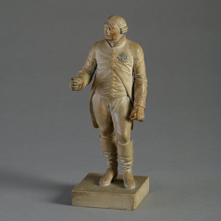 Rare Set of Three Regency Plaster Figures For Sale at 1stDibs