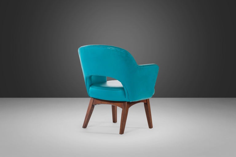 Rare Set of Two '2' Lounge Chairs by Patrician Furniture in Original ...