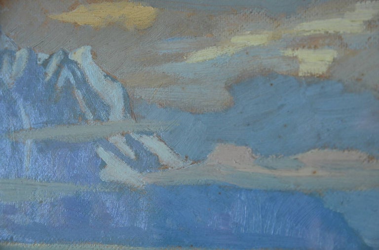 Rare Set of Two Framed Oil Paintings by Ivan da Silva Bruhns For Sale ...