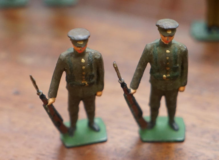 Rare Set of World War i Antique Toys Military Soldiers 52 Mixed Pieces ...