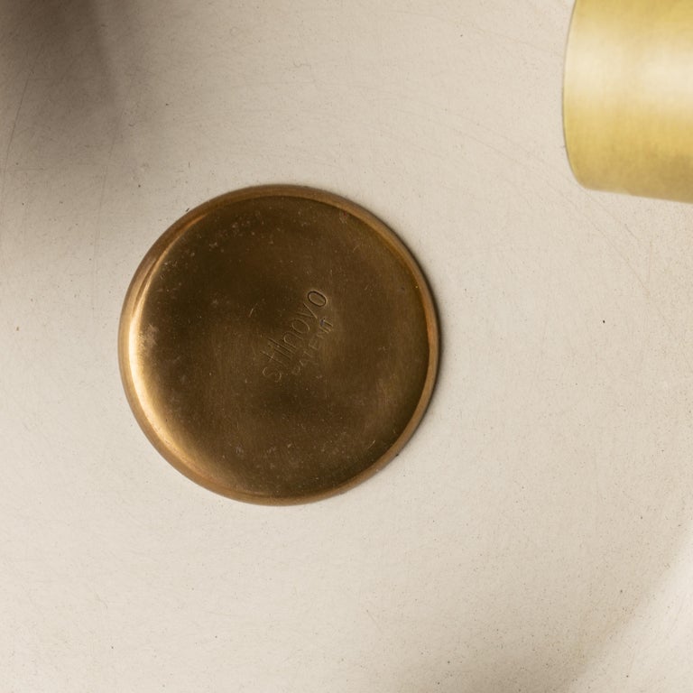 Rare Single Flush Mount Ceiling Light by Stilnovo For Sale at 1stDibs