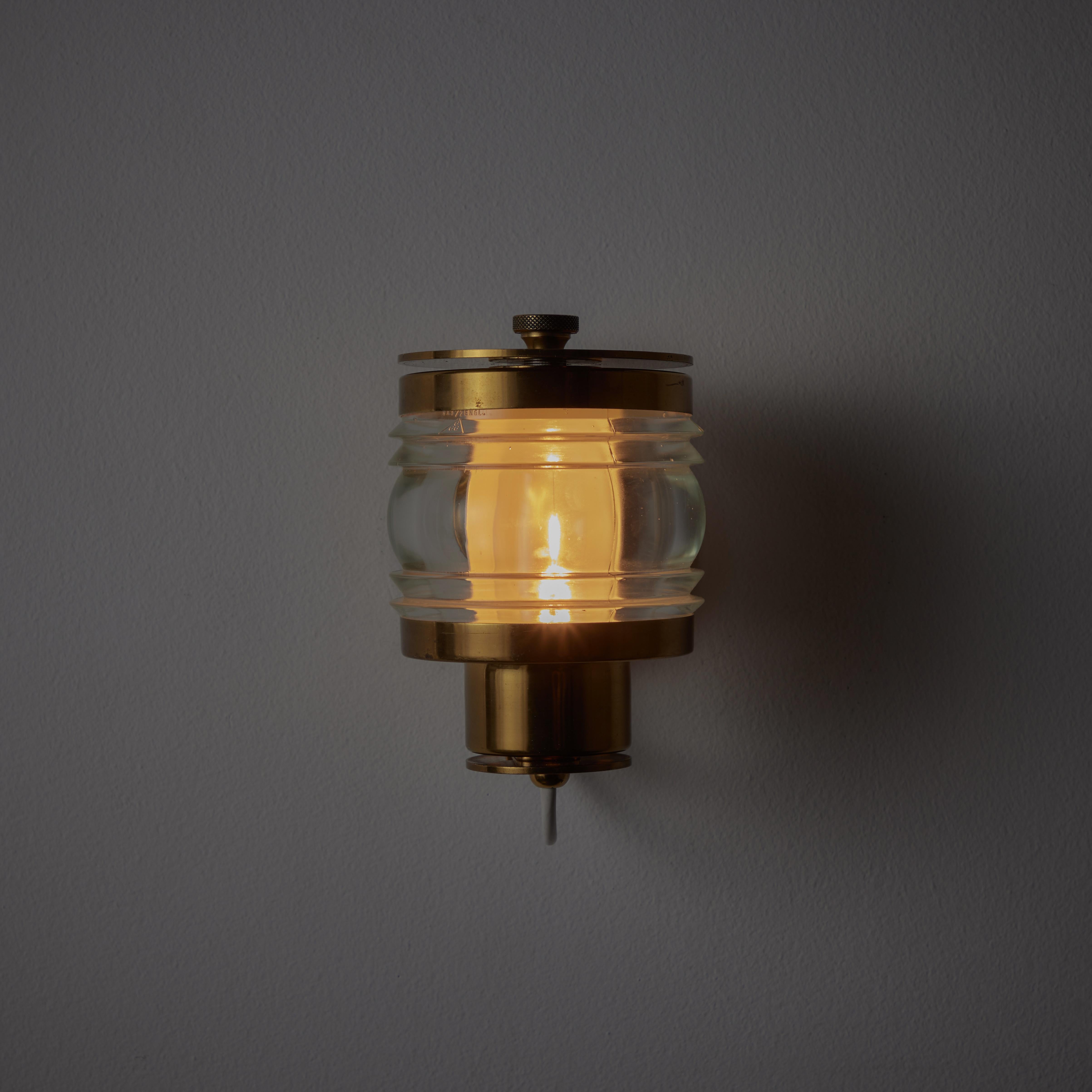 Rare Single Model 1138 Wall Sconce by Joe Colombo for Oluce at 1stDibs