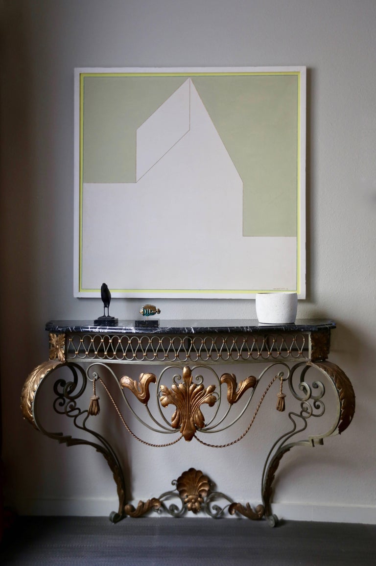 Mini Bronze and Verdigris Fish Sculpture, 1970s For Sale at 1stDibs