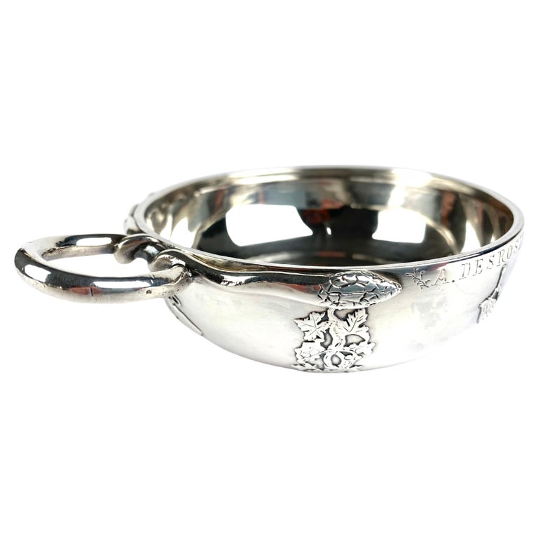 Rare Solid Silver French 18th C Tastevin 277g Paris 1764 Wine Taster ...