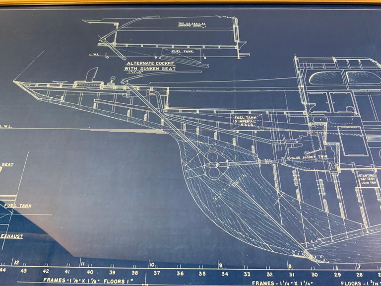 Rare Sparkman and Stevens Yacht Blueprint No. 757 at 1stDibs | julyer ...