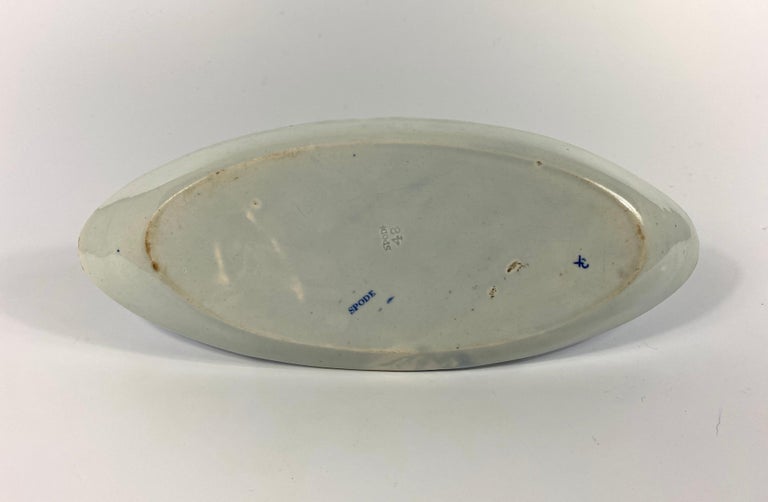 Rare Spode Pearlware Toast Rack, Willow Pattern, circa 1820 at 1stDibs