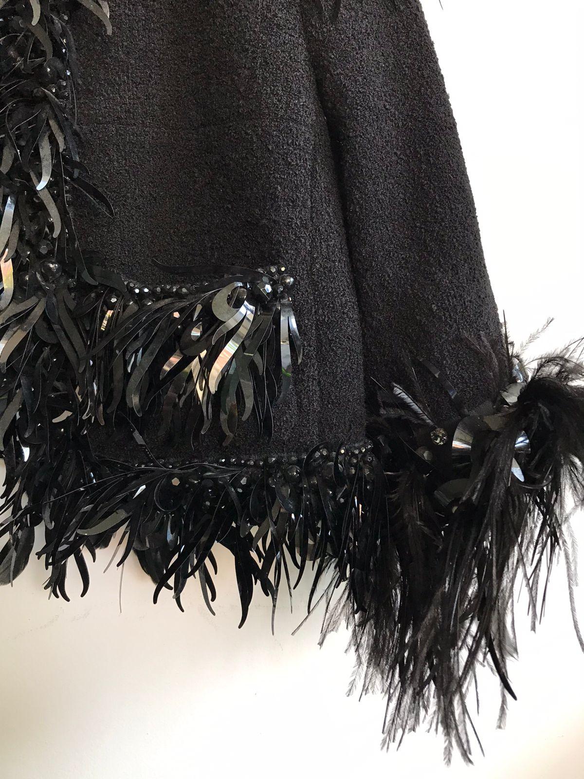 Rare SS14 Louis Vuitton Custom Feather Embellished Jacket For Sale at ...