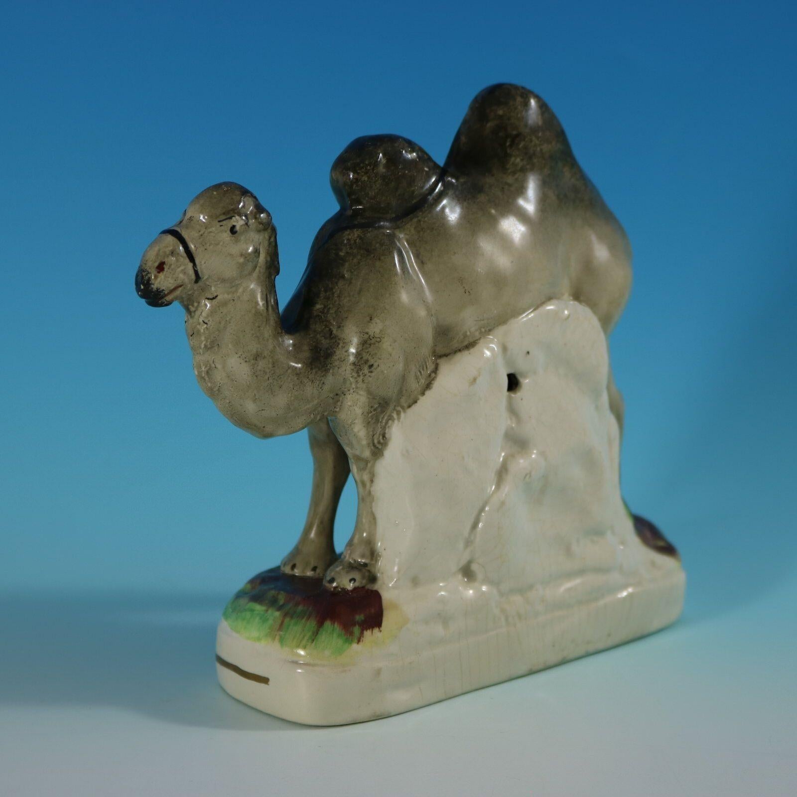Rare Staffordshire Pottery Bactrian Camel Figure For Sale at 1stDibs ...
