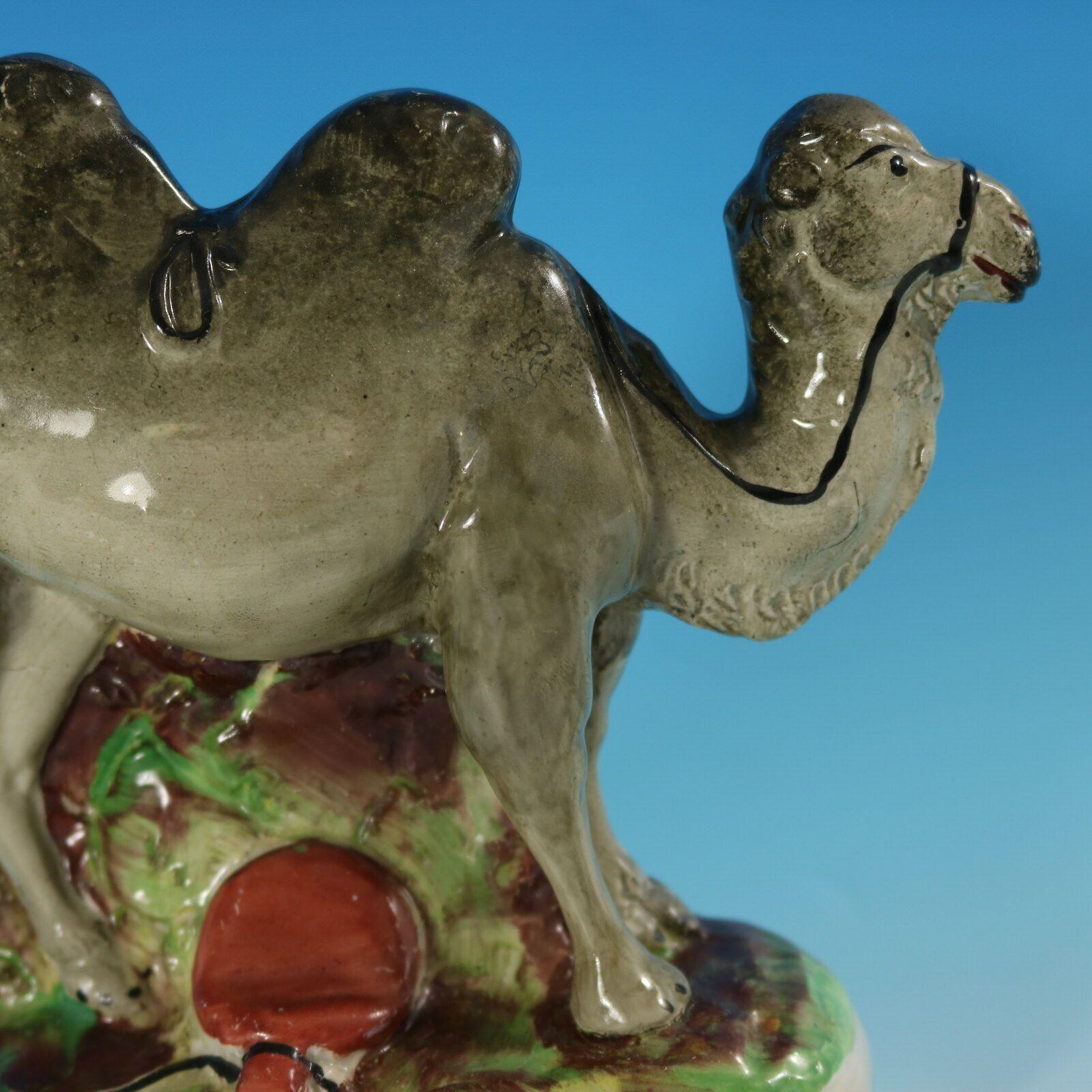 Rare Staffordshire Pottery Bactrian Camel Figure For Sale at 1stDibs ...