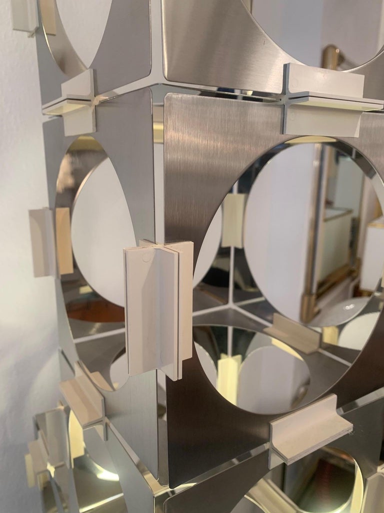 Rare Stainless Steel Skyscraper Modular Floor Lamp by Reggiani, Italy ...