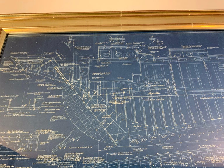 Rare Starling Burgess and Morgan Yacht Blueprint No. 52-06 For Sale at ...