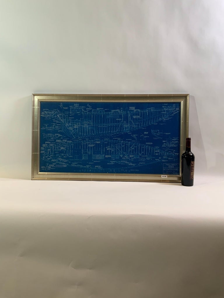 Rare Starling Burgess and Morgan Yacht Blueprint No. 52-06 For Sale at ...