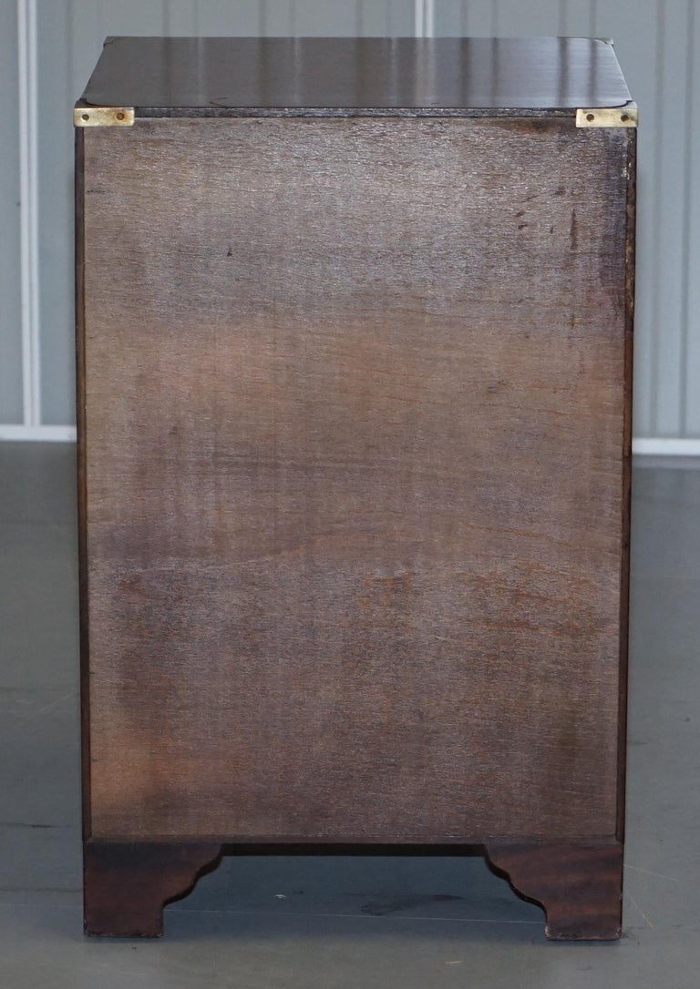 Rare Stunning Military Campaign Side Table with Butlers Serving Tray ...