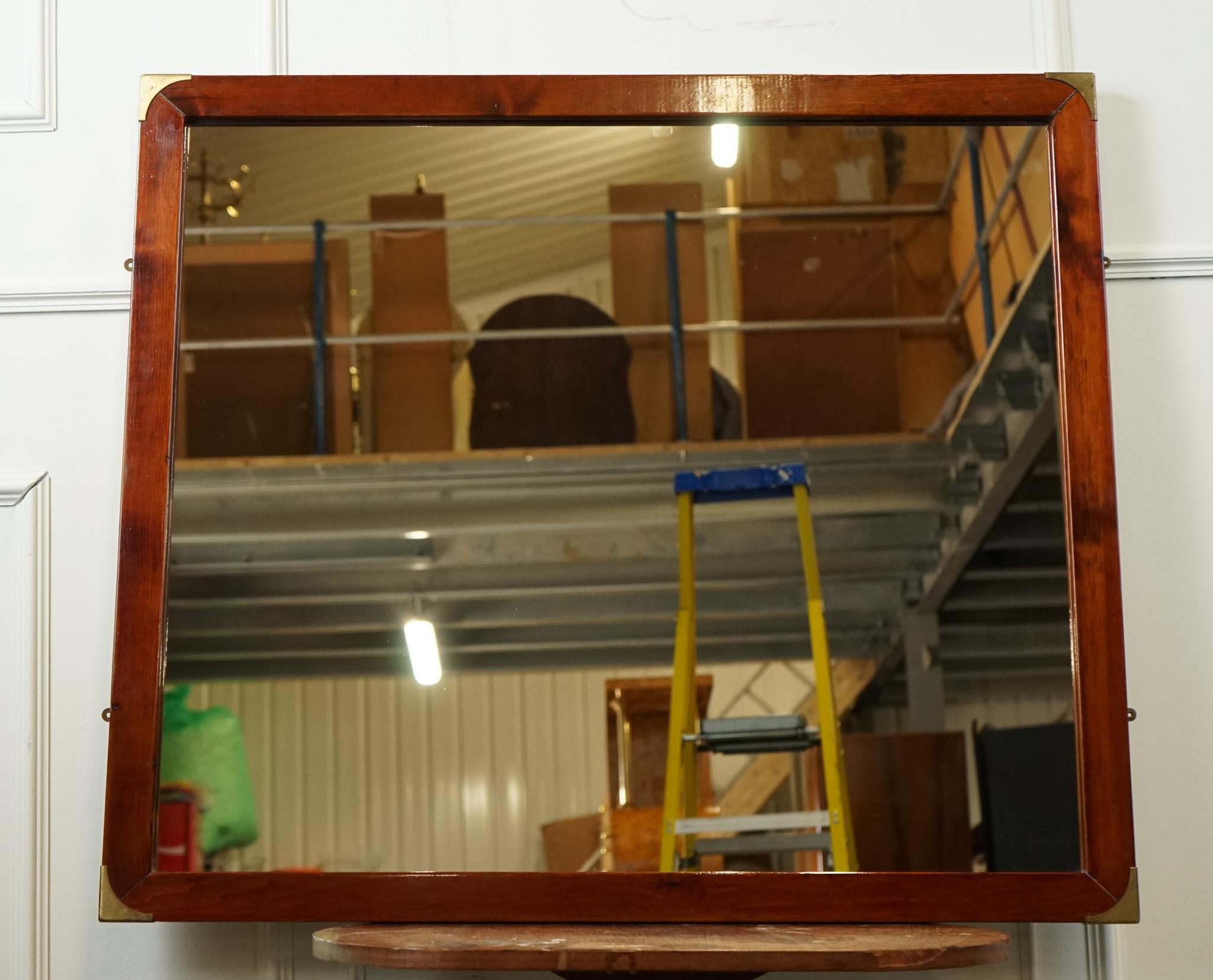 RARE STUNNING VINTAGE HARRODS REH KENNEDY MILITARY CAMPAIGN MiRROR For ...