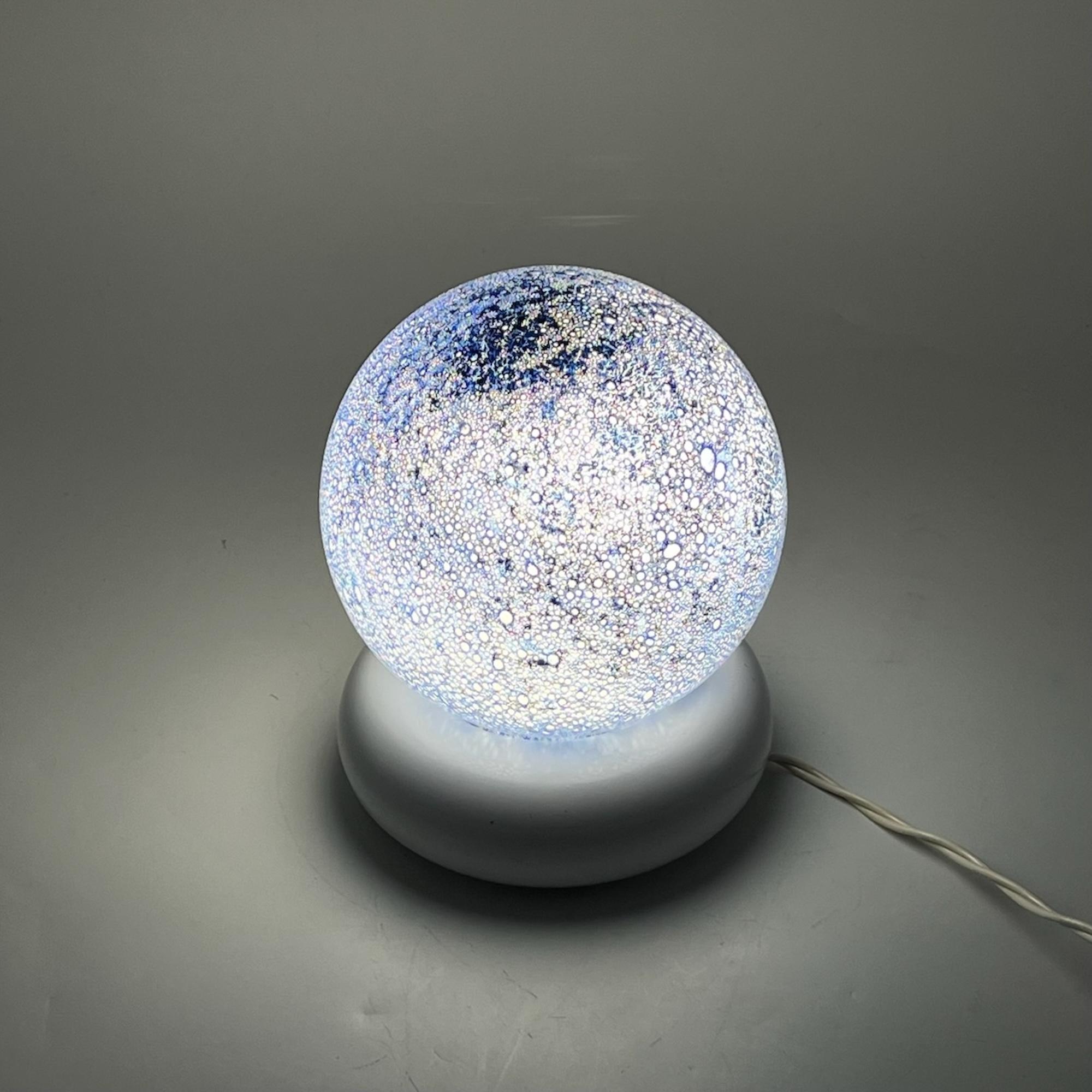 Rare Table Lamp 'Temptation' by Targetti Sankey – 70s Blue Speckled ...