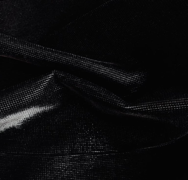 Rare Thierry Mugler Blazer Jacket Black Metallic Glitter Velvet ...