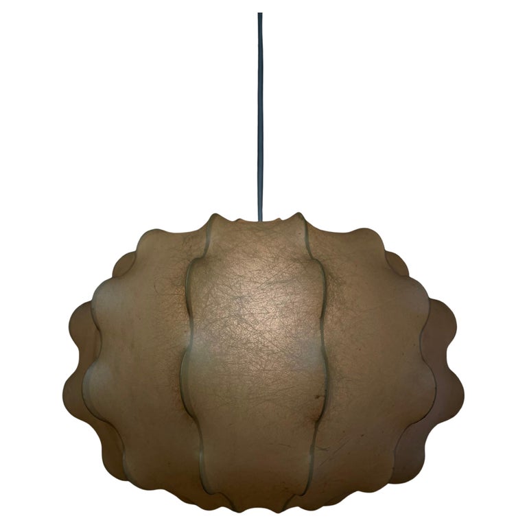 Rare Tobia Scarpa Cocoon Shade Pendant Light for Flos, 1960s For Sale ...