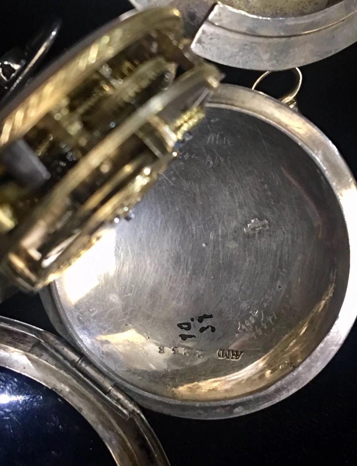 Rare and Unusual size Tortoise Shell Pair Cased Silver Verge Pocket ...