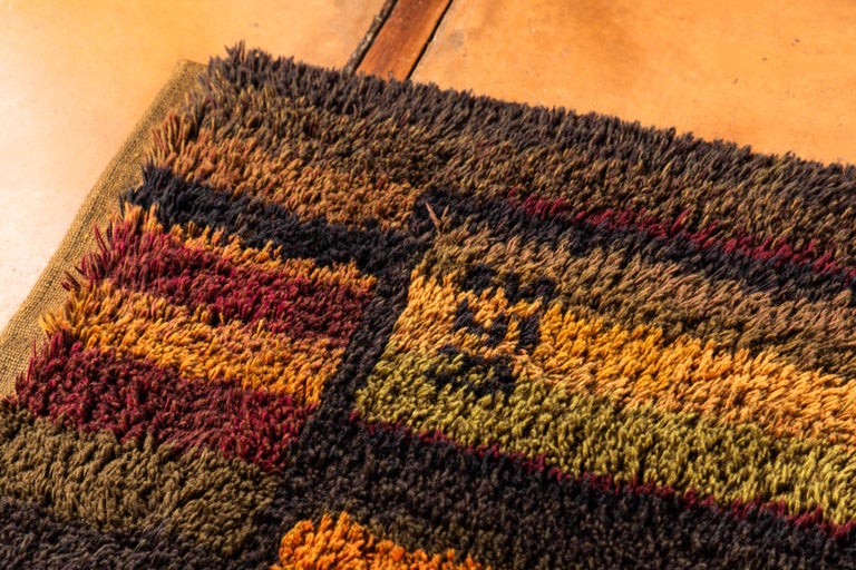 Rare Uhra Beata Simberg-Ehrström 'Ruska' Finnish Rug, circa 1968 at ...