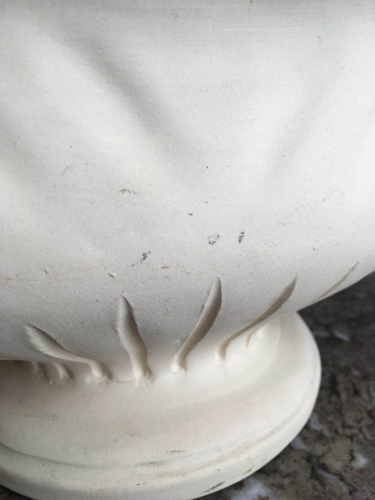 Rare Unglazed Fulham Pottery Constance Spry Vase Signed FMB For Sale at ...