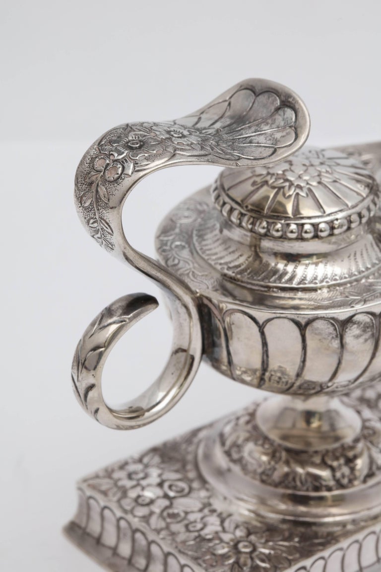 Rare, Unusual, Edwardian, Sterling Silver Aladdin's Lamp, Form Table ...