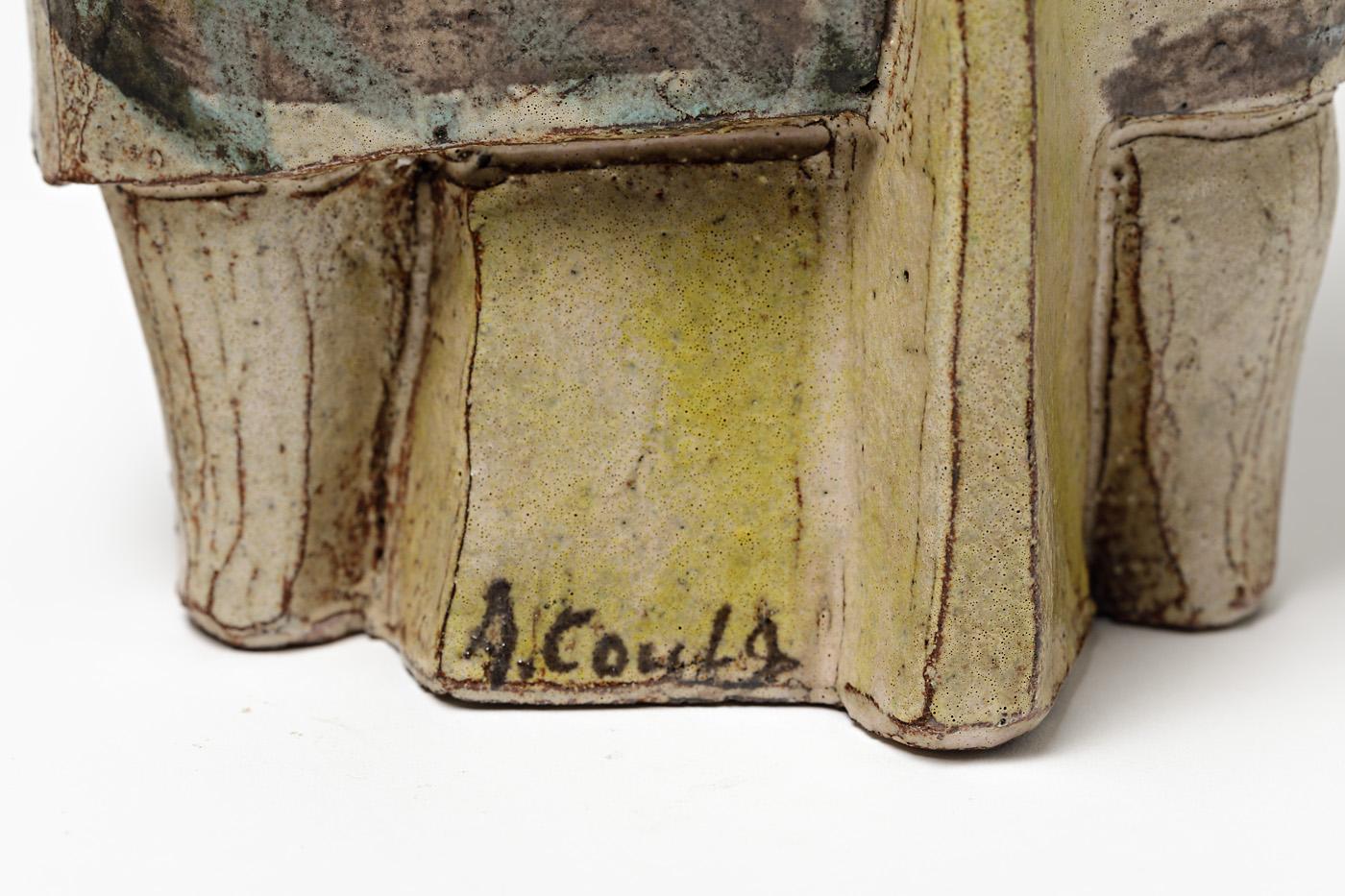 Rare Vase Sculpture- Vase by Coula for Accolay, circa 1960, Unique ...