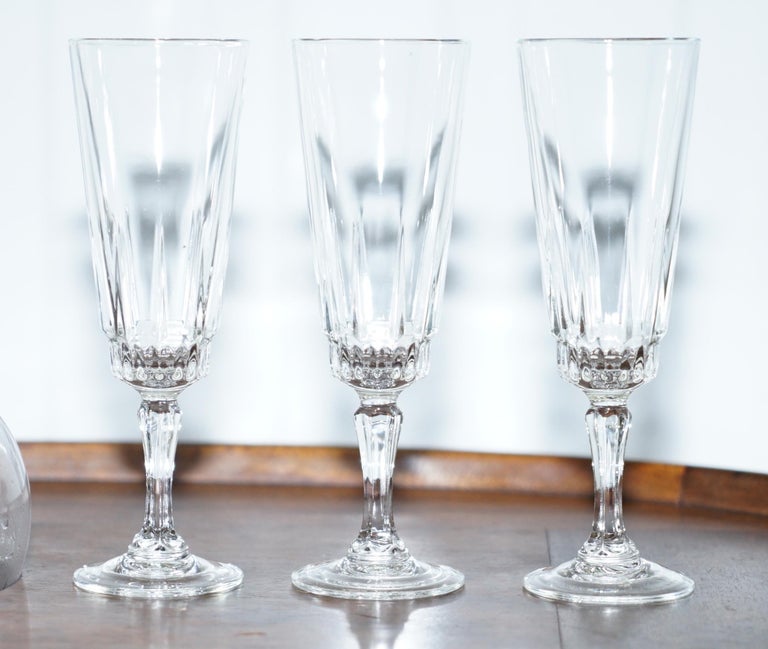 Rare Victorian 1860 Hardwood Drinks Table with Crystal Decanter and ...