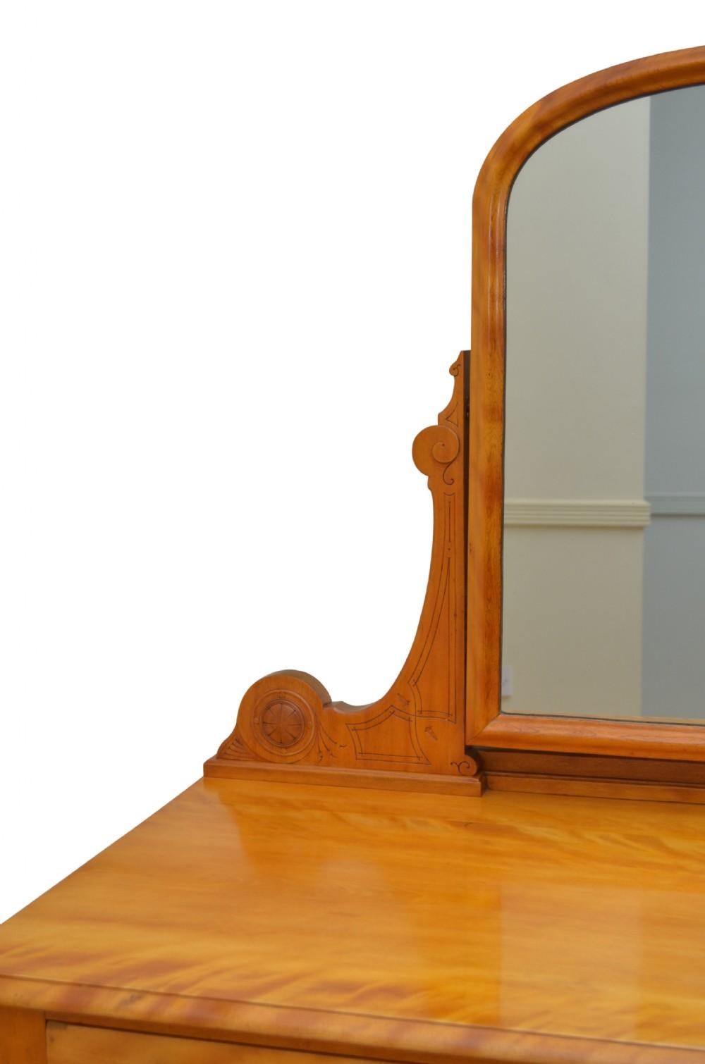 Rare Victorian Satinwood Dressing Table at 1stDibs | victorian dressing ...