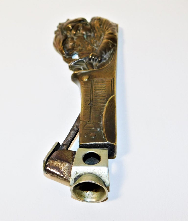 Rare Vintage 1920s French Bronze Cigar Cutter Racing Car at 1stDibs