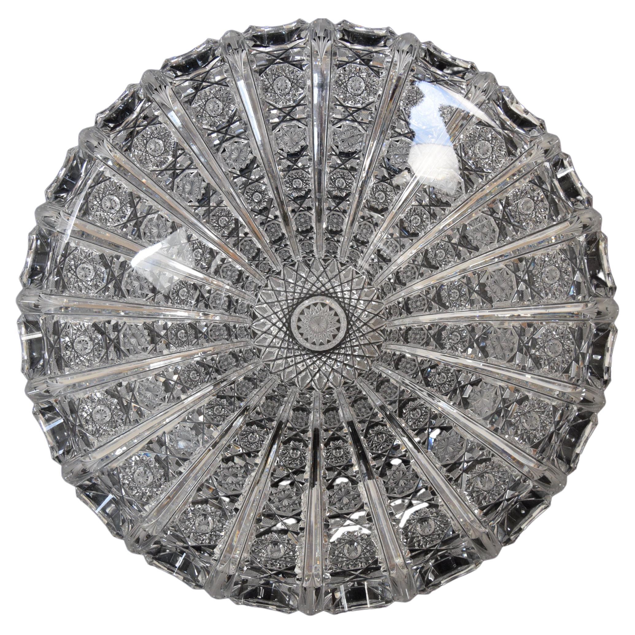 Crystal Bohemia Glass Bowl For Sale at 1stDibs | bohemian glass bowl ...