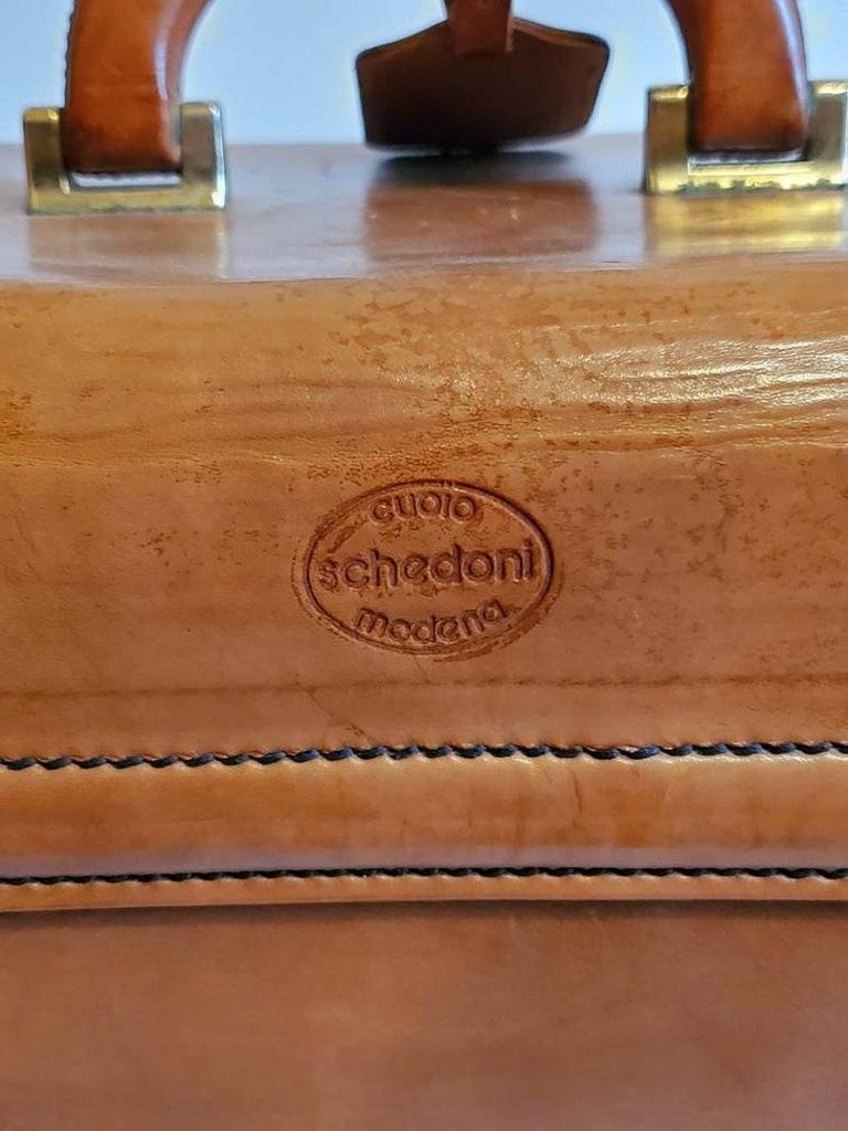 Rare Vintage Ferrari 208 Turbo Schedoni Leather Travel Bag For Sale at ...