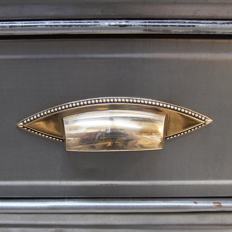 Rare Vintage Industrial Steel Roll Top Desk by the Art Metal ...