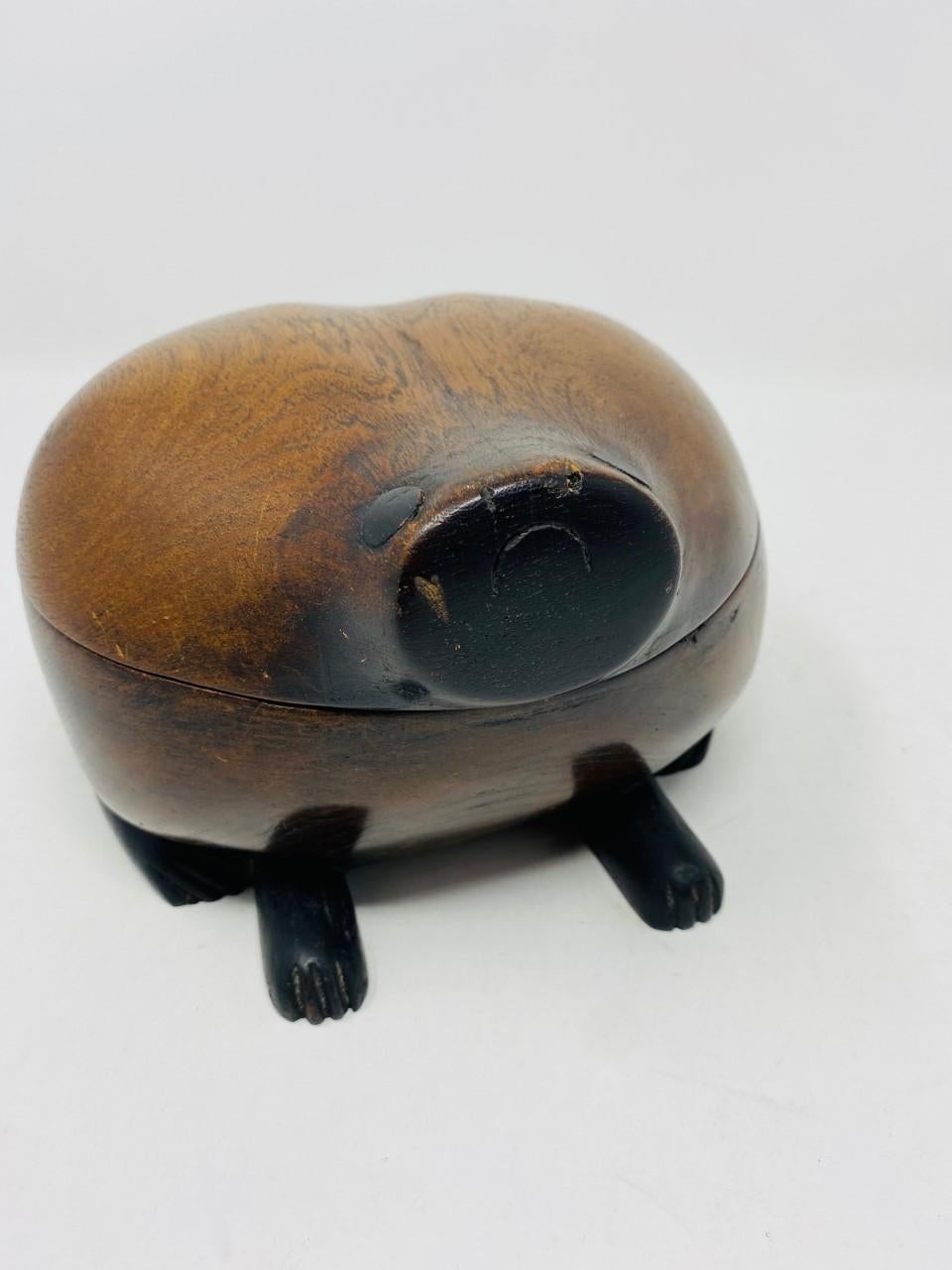 Rare Vintage Italian Rosewood Capybara Box For Sale at 1stDibs ...
