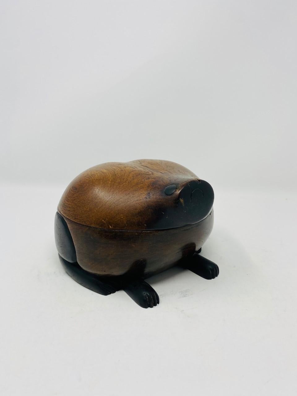 Rare Vintage Italian Rosewood Capybara Box For Sale at 1stDibs ...