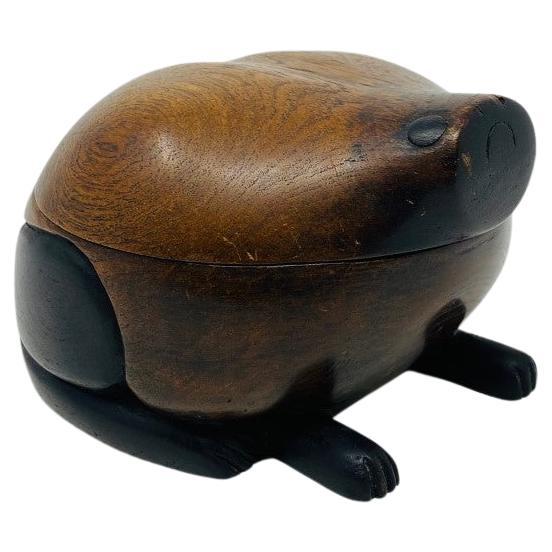 Vintage Arthur Court Brass and Wood Bunny Box at 1stDibs | arthur court ...