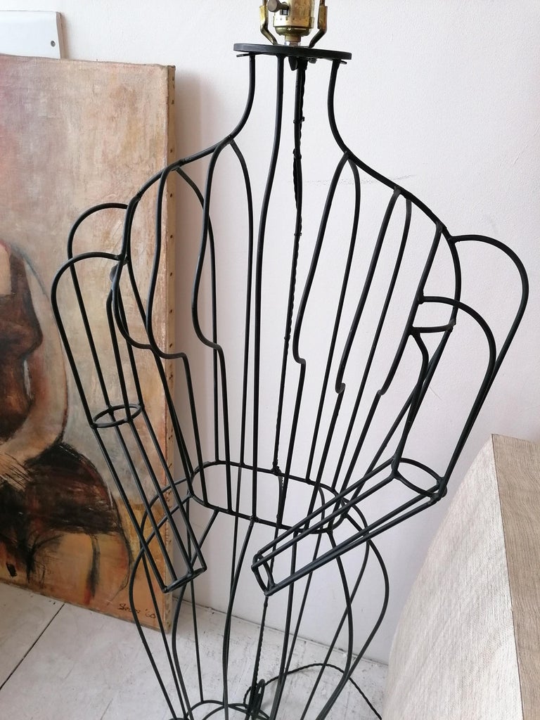 Rare Vintage John Risley Figural 'Mannequin' Floor Lamp, USA 1960s ...