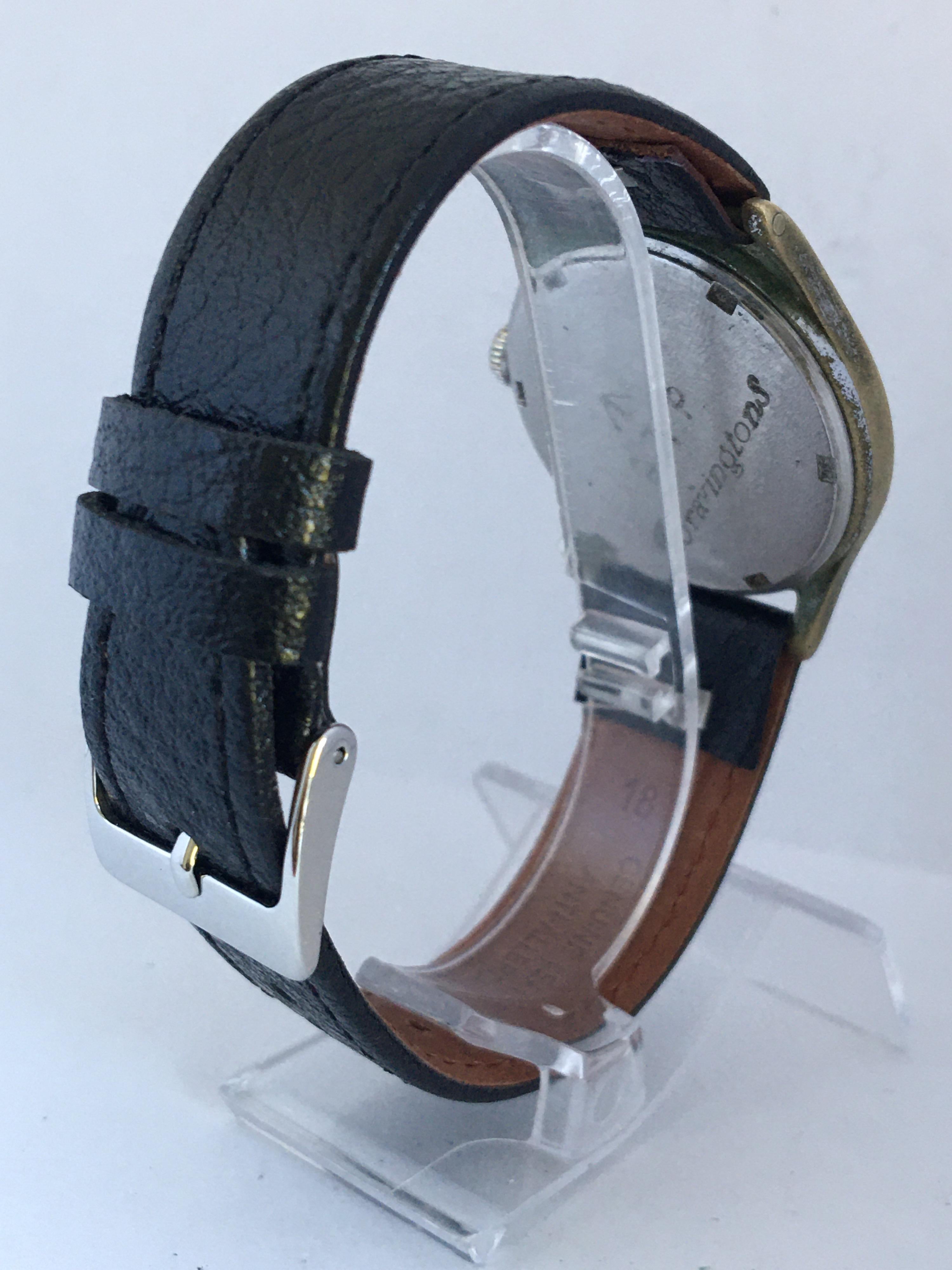 Rare Vintage Manual Winding ATP Bravingtons Supplied Military Watch For ...
