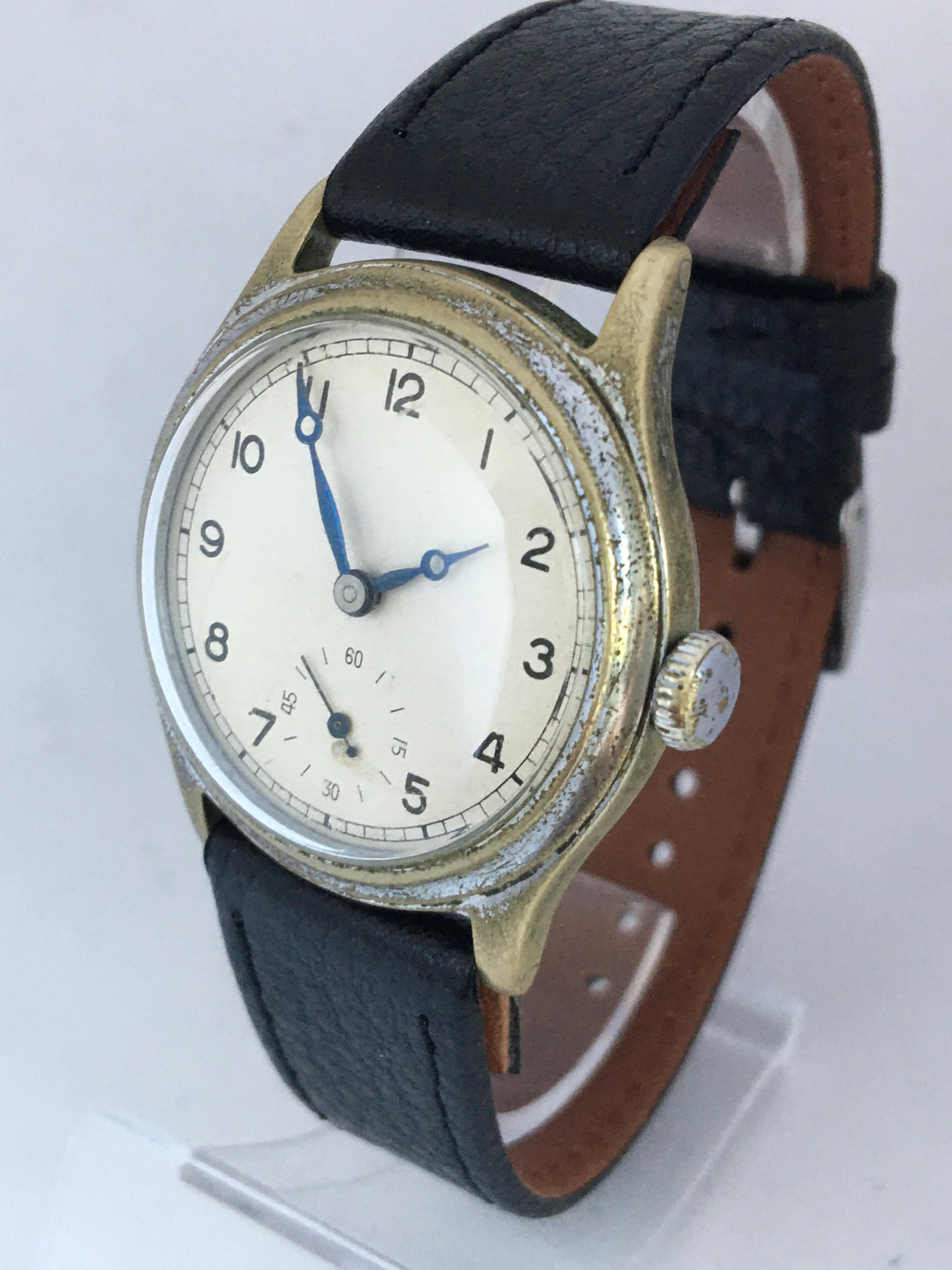 Rare Vintage Manual Winding ATP Bravingtons Supplied Military Watch For ...