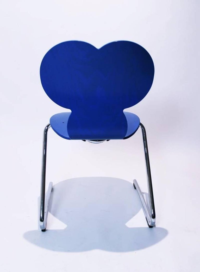 Pantoflex Mickey Mouse Chair in Blue by Verner Panton for Vs Möbel at ...