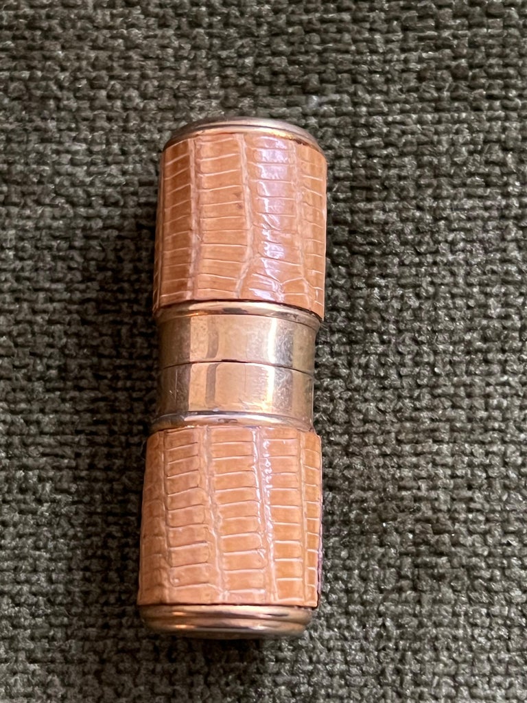 Rare Vintage “Paris Bric” Luxury Mini Snake Skin Lipstick Patrol ...