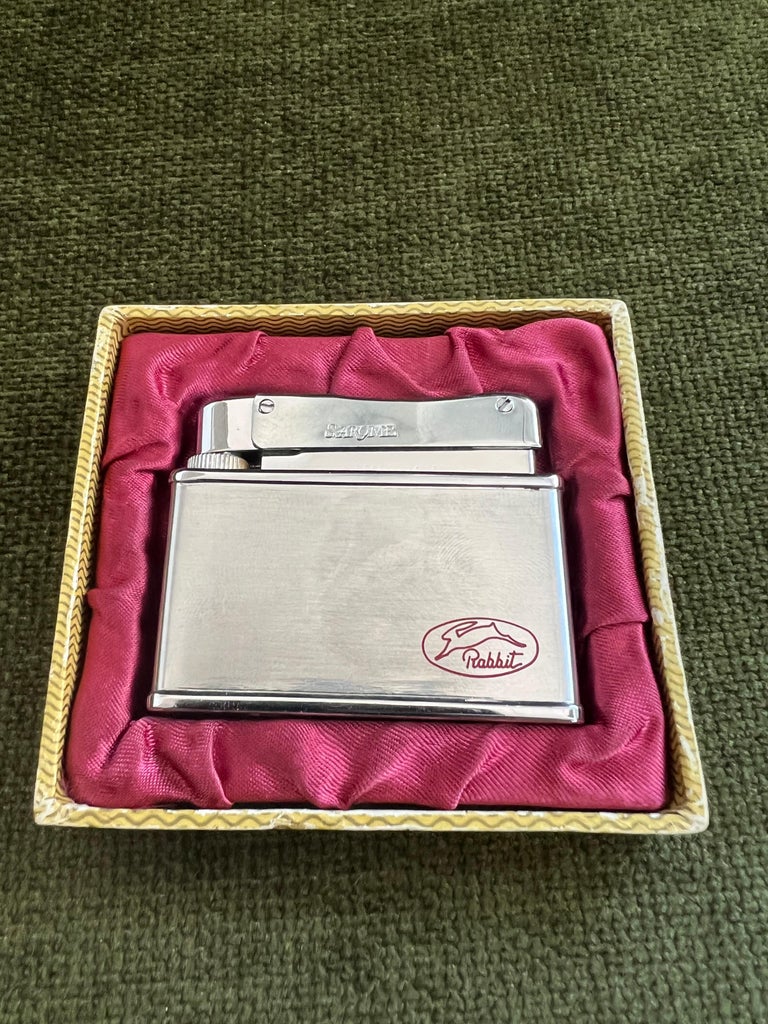 Rare Vintage Sarome Japanese Liquid Rabbit lighter For Sale at 1stDibs