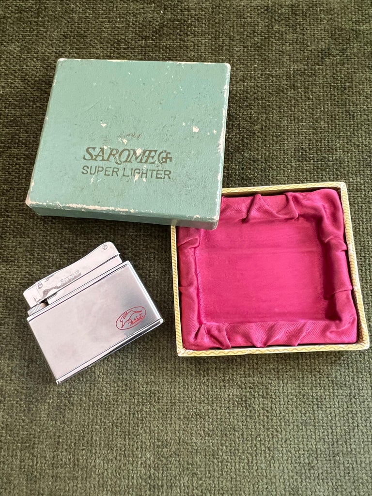 Rare Vintage Sarome Japanese Liquid Rabbit lighter For Sale at 1stDibs