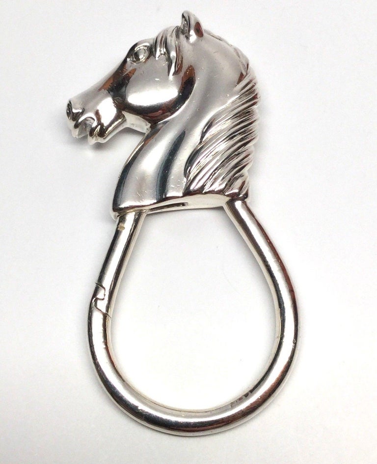 Rare Vintage Tiffany and Co. Sterling Silver Horse Keyring Keychain ...